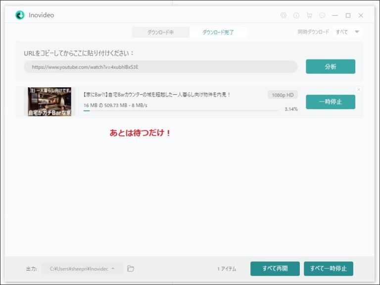 【レビュー】Inovideo 究極動画ダウンローダーの使い方とプラン別料金｜かぷりころぐ